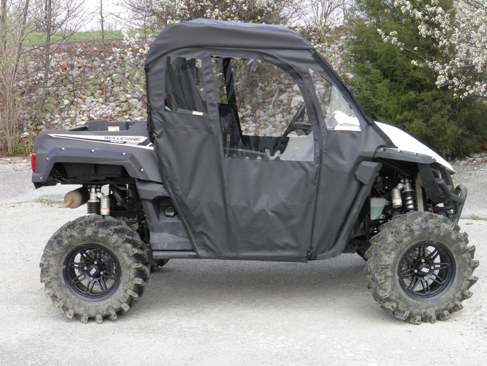 Yamaha Wolverine - Full Cab Enclosure for Hard Windshield (Full Doors ...